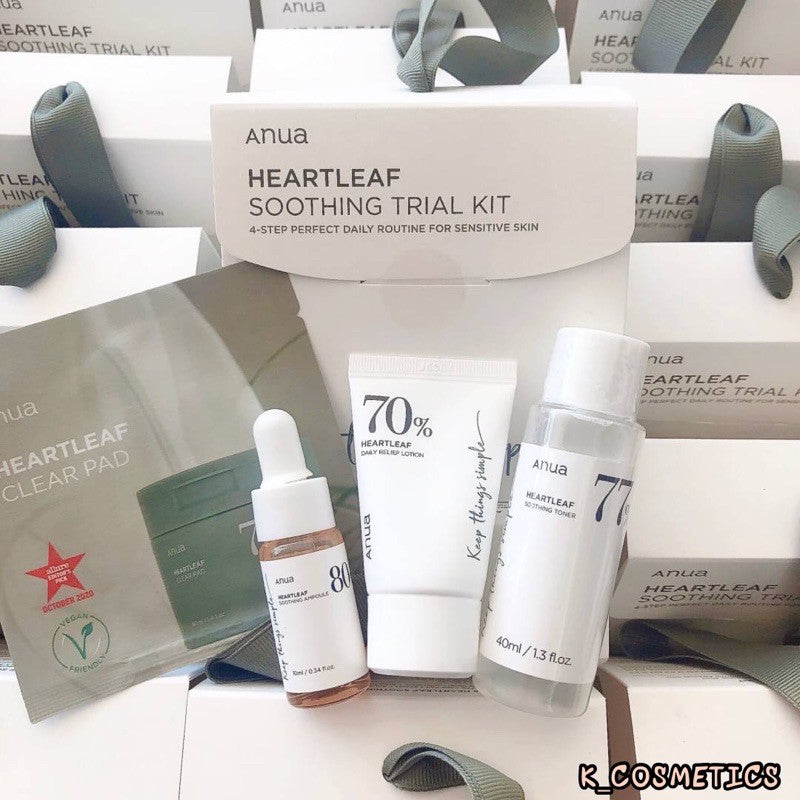 ANUA - Heartleaf Soothing Trial Kit - Korea Cosmetics BN