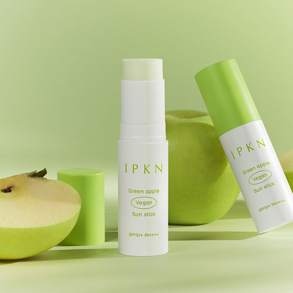 IPKN - Green Apple Vegan Sun Stick - Korea Cosmetics BN
