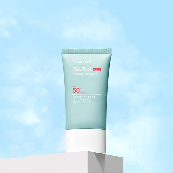 BRING GREEN - Tea Tree Soothing Sun Cream - Korea Cosmetics BN
