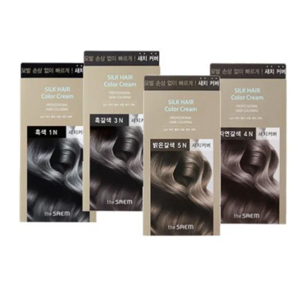 THE SAEM - Silk Hair Color Cream – Korea Cosmetics BN