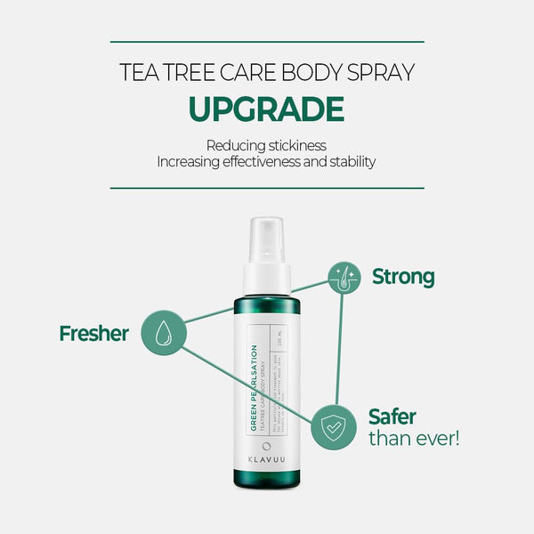 KLAVUU - Green Pearlsation Teatree Care Body Spray - Korea Cosmetics BN