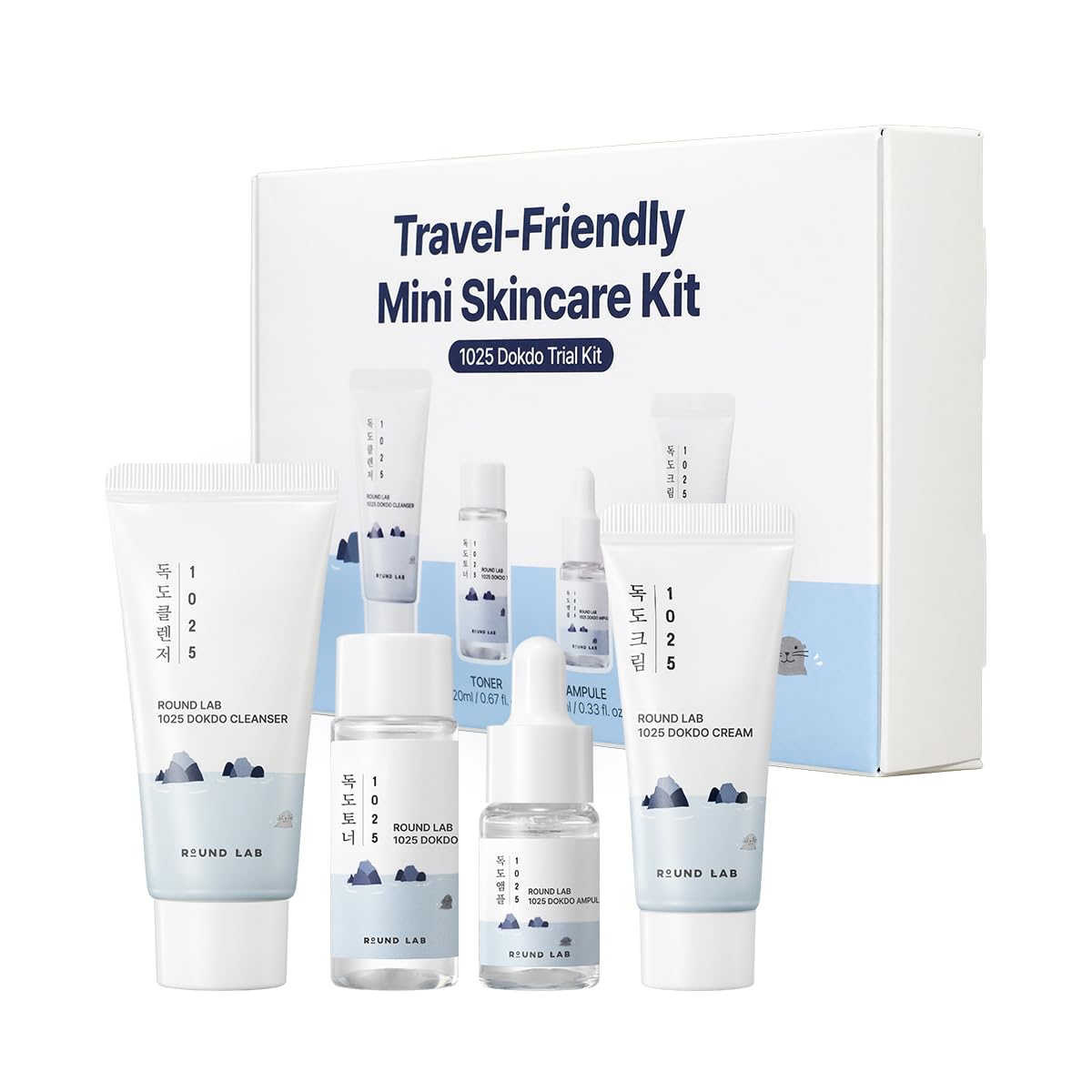 ROUND LAB - 1025 Dokdo Trial Kit – Korea Cosmetics BN