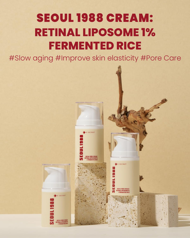 KSECRET - SEOUL 1988 Cream : Retinal Liposome 1% + Fermented Rice ...