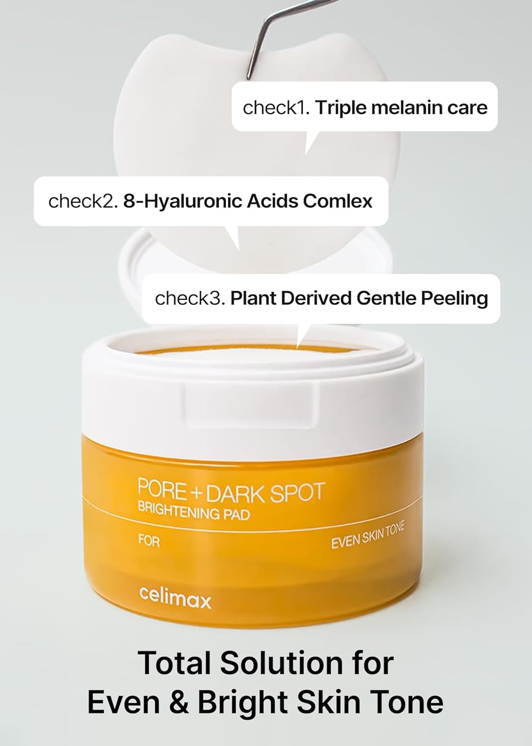 CELIMAX - Pore+ Dark Spot Brightening Pad - Korea Cosmetics BN