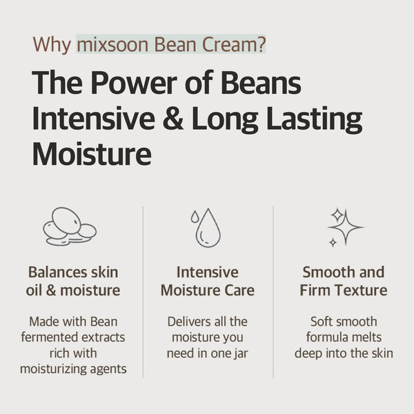 MIXSOON - Bean Cream - Korea Cosmetics BN
