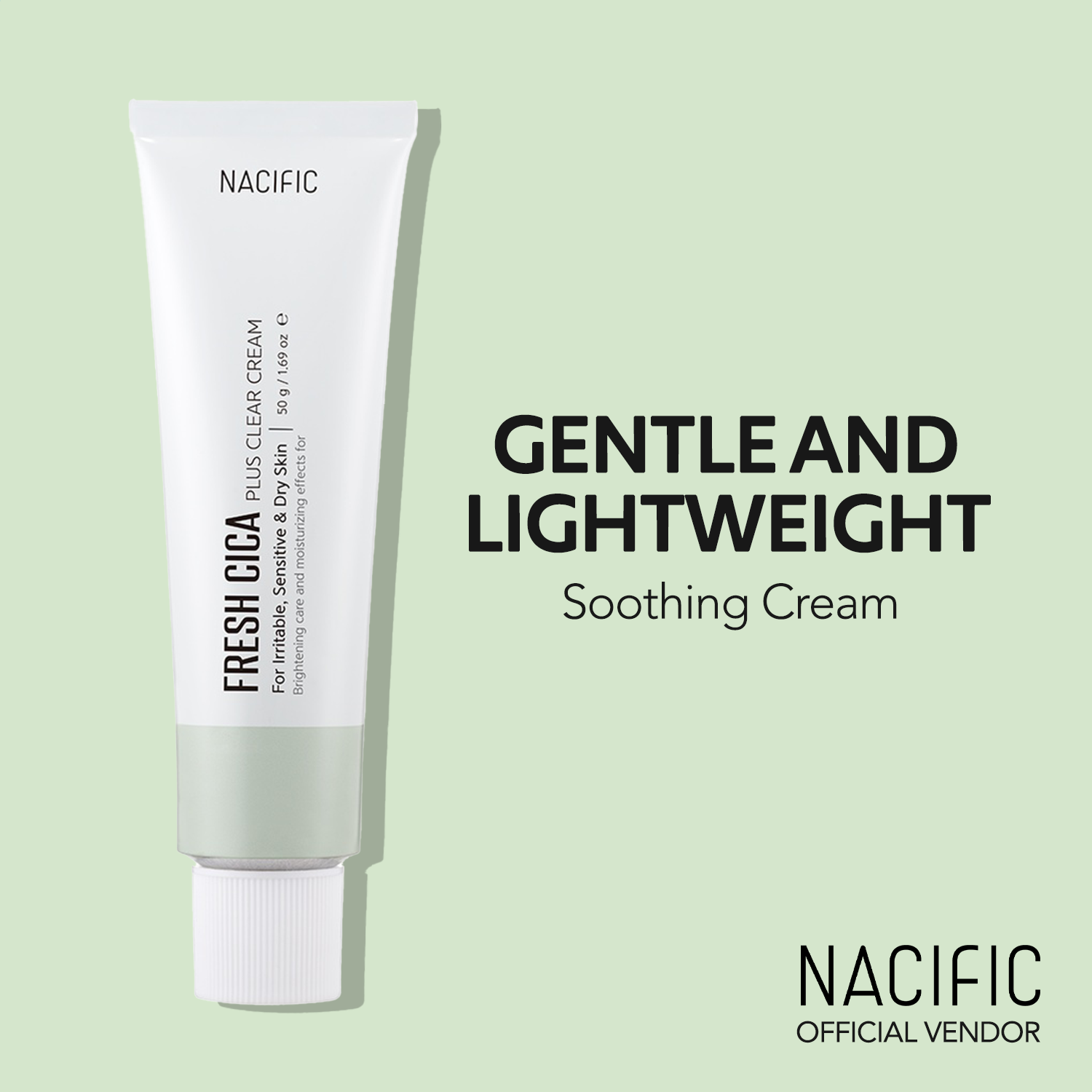 NACIFIC - Fresh Cica Plus Clear Cream - Korea Cosmetics BN