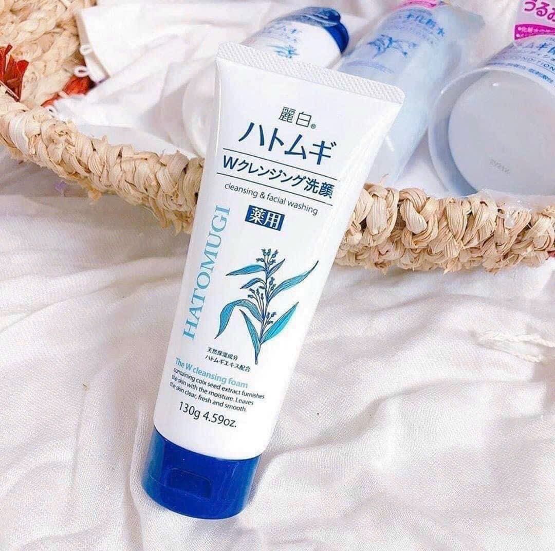 NATURIE - Hatomugi W Cleansing Foam - Korea Cosmetics BN