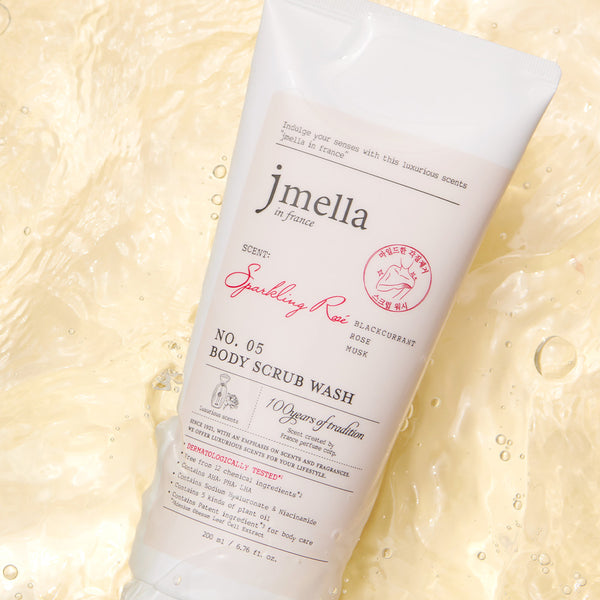 JMELLA IN FRANCE - Sparkling Rose Body Scrub Wash - Korea Cosmetics BN