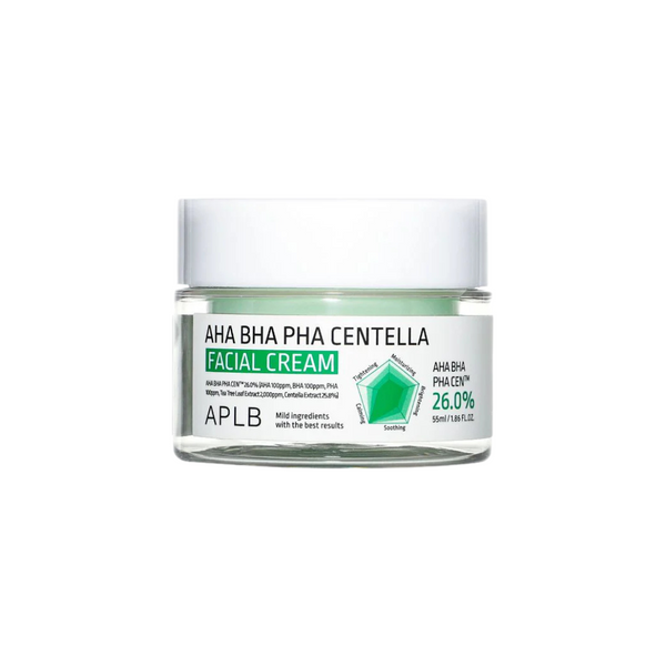 APLB - AHA BHA PHA Centella Facial Cream - Korea Cosmetics BN