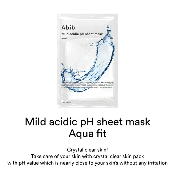 ABIB - Mild Acidic pH Sheet Mask Aqua Fit - Korea Cosmetics BN