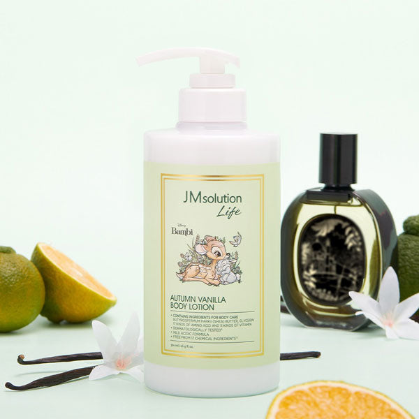 JMSOLUTION - Life Disney Autumn Vanilla Body Lotion - Korea Cosmetics BN