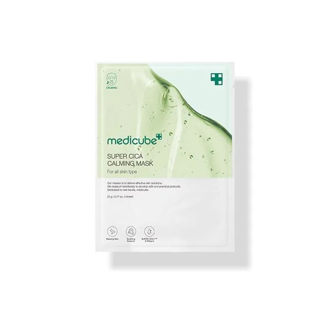 MEDICUBE - Super Cica Calming Mask – Korea Cosmetics BN