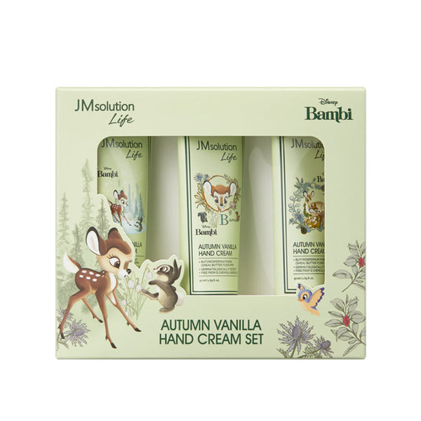 JMSOLUTION - Life Disney Autumn Vanilla Hand Cream Set - Korea Cosmetics BN