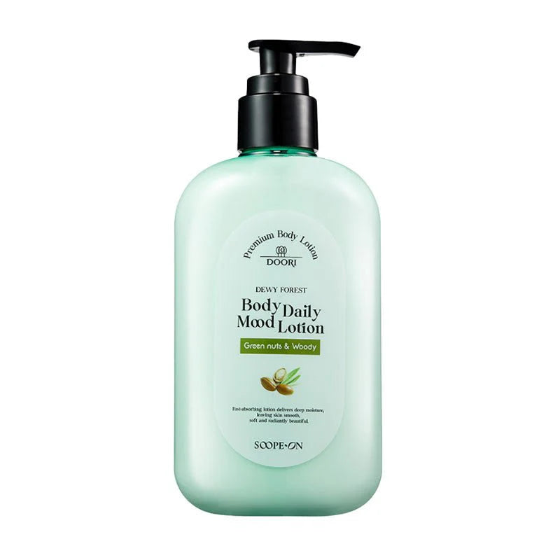 SOOPE ON - Daily Mood Body Lotion Green Nuts & Woody – Korea Cosmetics BN