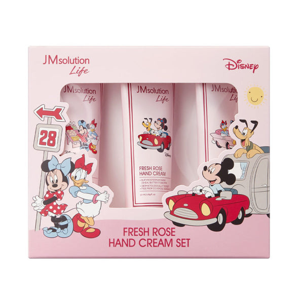 JMSOLUTION - Life Disney Fresh Rose Hand Cream Set - Korea Cosmetics BN