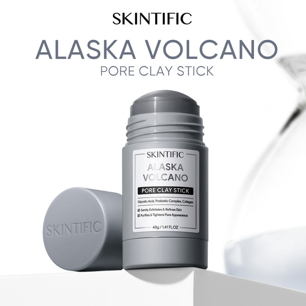 SKINTIFIC - Alaska Volcano Pore Clay Stick - Korea Cosmetics BN