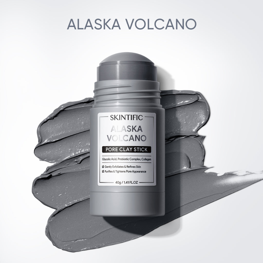 SKINTIFIC - Alaska Volcano Pore Clay Stick - Korea Cosmetics BN
