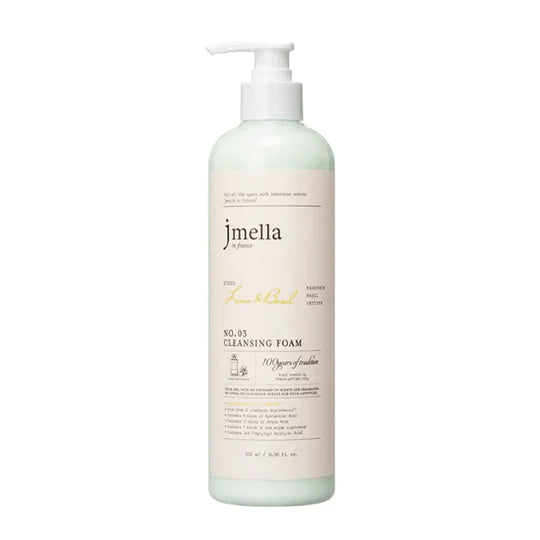 JMELLA IN FRANCE - Lime & Basil Cleansing Foam - Korea Cosmetics BN