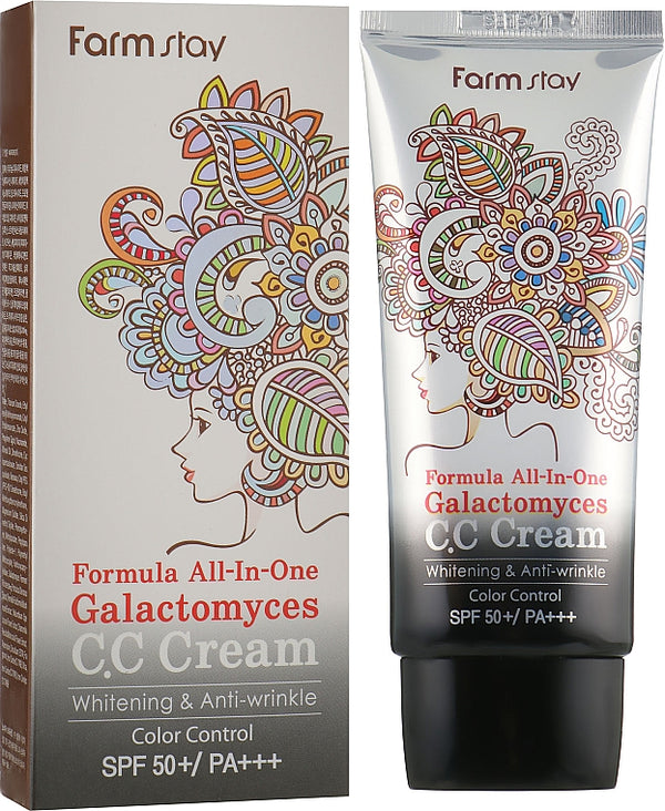 FARMSTAY - Formula All In One Galactomyces CC Cream - Korea Cosmetics BN