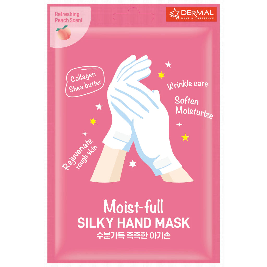 DERMAL - Moist-full Silky Hand Mask – Korea Cosmetics BN