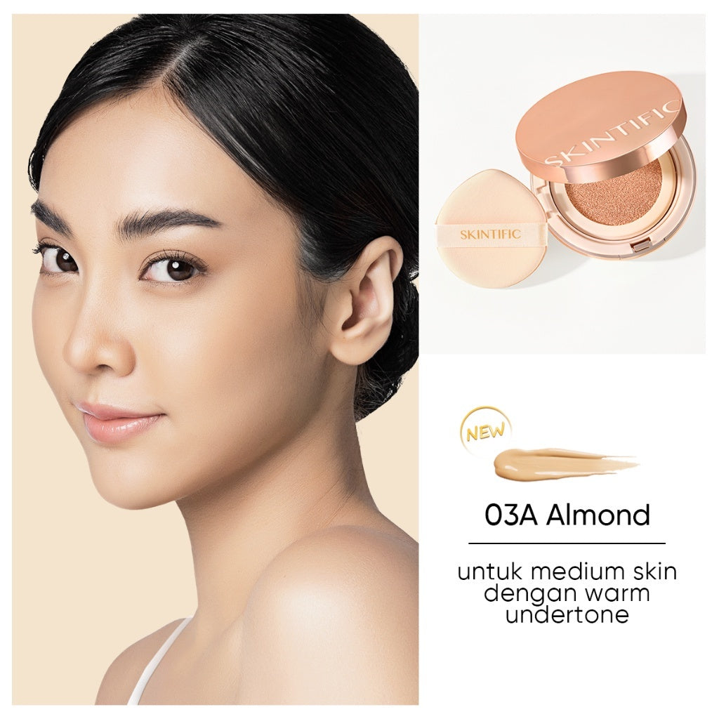 SKINTIFIC - Cover All Perfect Cushion SPF 35 PA++++ - Korea Cosmetics BN