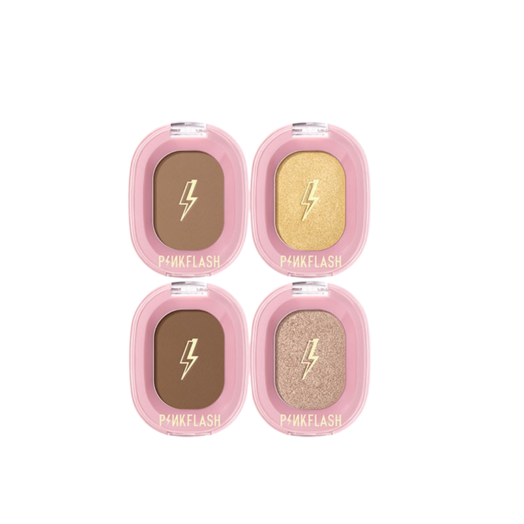 PINKFLASH - Shimmer Highlighter & Matte Contour Powder – Korea Cosmetics BN