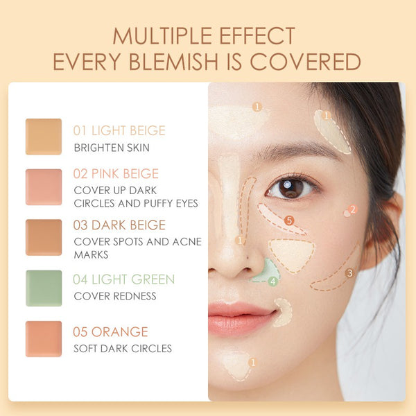 FOCALLURE - Color Concealer Palette - Korea Cosmetics BN