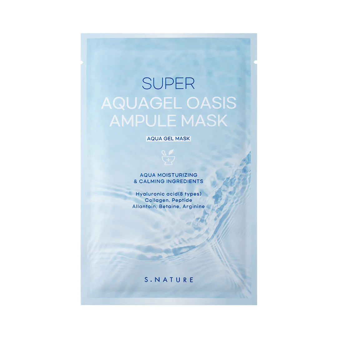 S.NATURE - Super Aquagel Oasis Ampule Mask Set – Korea Cosmetics BN