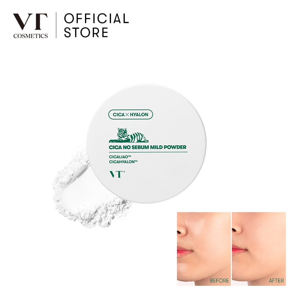 VT - Cica No Sebum Mild Powder - Korea Cosmetics BN