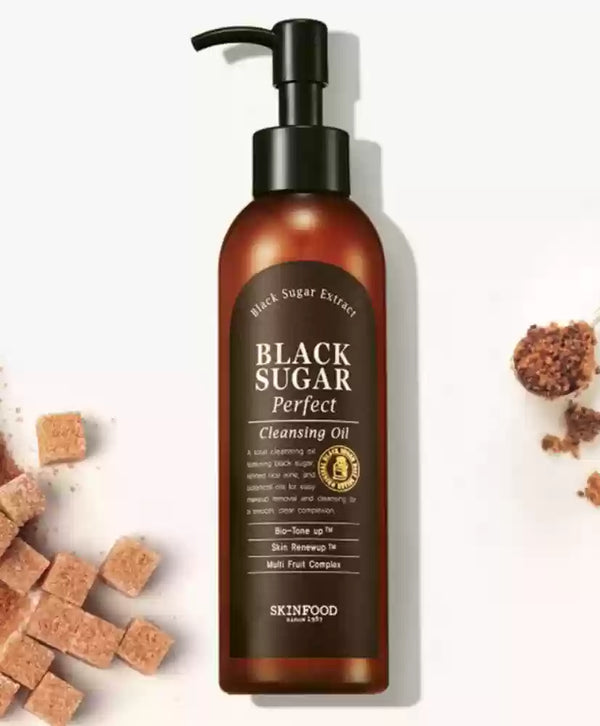 SKINFOOD - Black Sugar Perfect Cleansing Oil - Korea Cosmetics BN