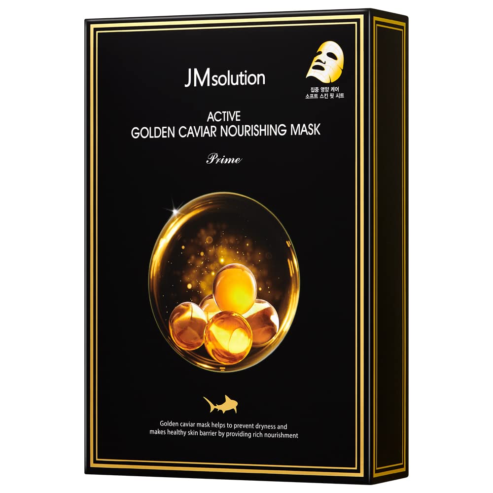 JMSOLUTION - Active Golden Caviar Nourishing Mask – Korea Cosmetics BN