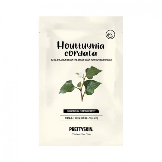 PRETTY SKIN - Total Solution Essential Sheet Mask - Korea Cosmetics BN