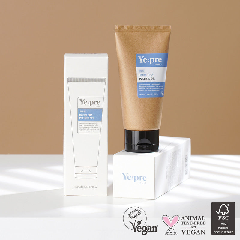 YE:PRE - Herbal PHA Peeling Gel – Korea Cosmetics BN