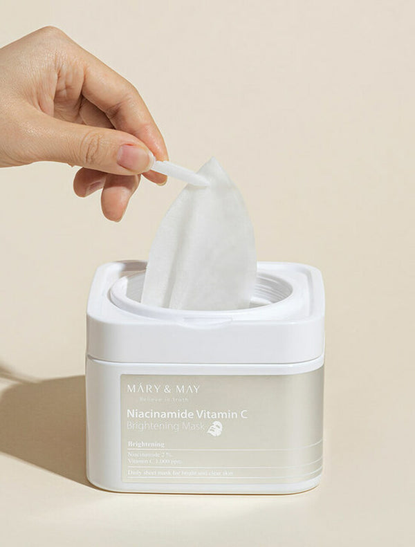 MARY & MAY - Niacinamide Vitamin C Brightening Mask - Korea Cosmetics BN
