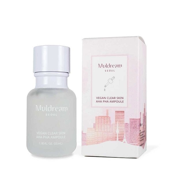 MULDREAM - Vegan Clear Skin AHA PHA Ampoule - Korea Cosmetics BN
