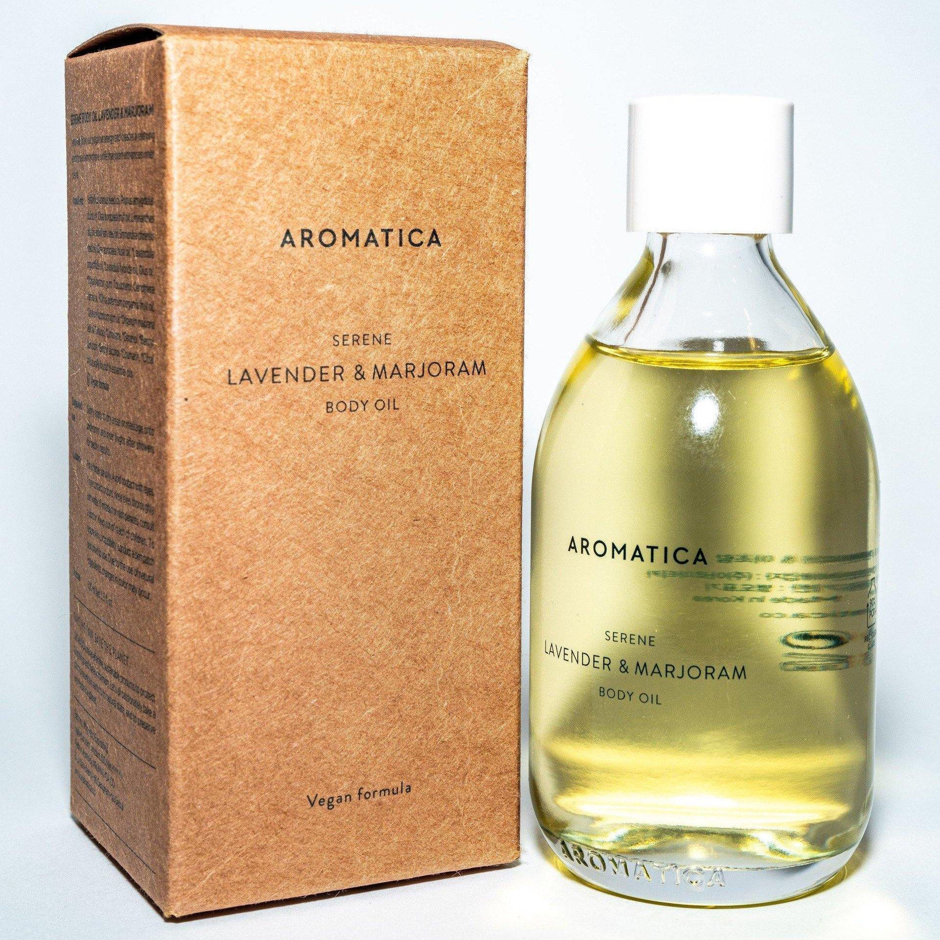 AROMATICA - Serene Lavender & Marjoram Body Oil - Korea Cosmetics BN