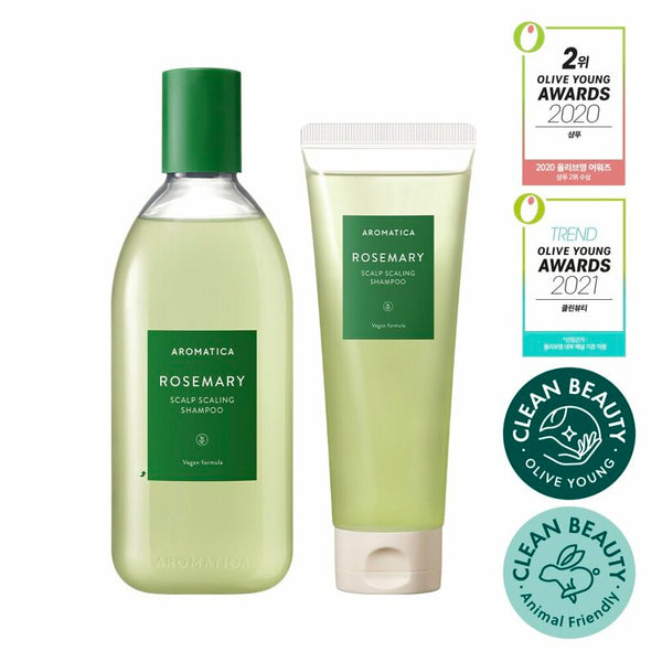 AROMATICA - Rosemary Scalp Scaling Shampoo - Korea Cosmetics BN
