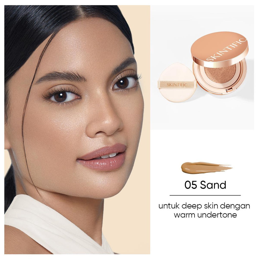 SKINTIFIC - Cover All Perfect Cushion SPF 35 PA++++ - Korea Cosmetics BN