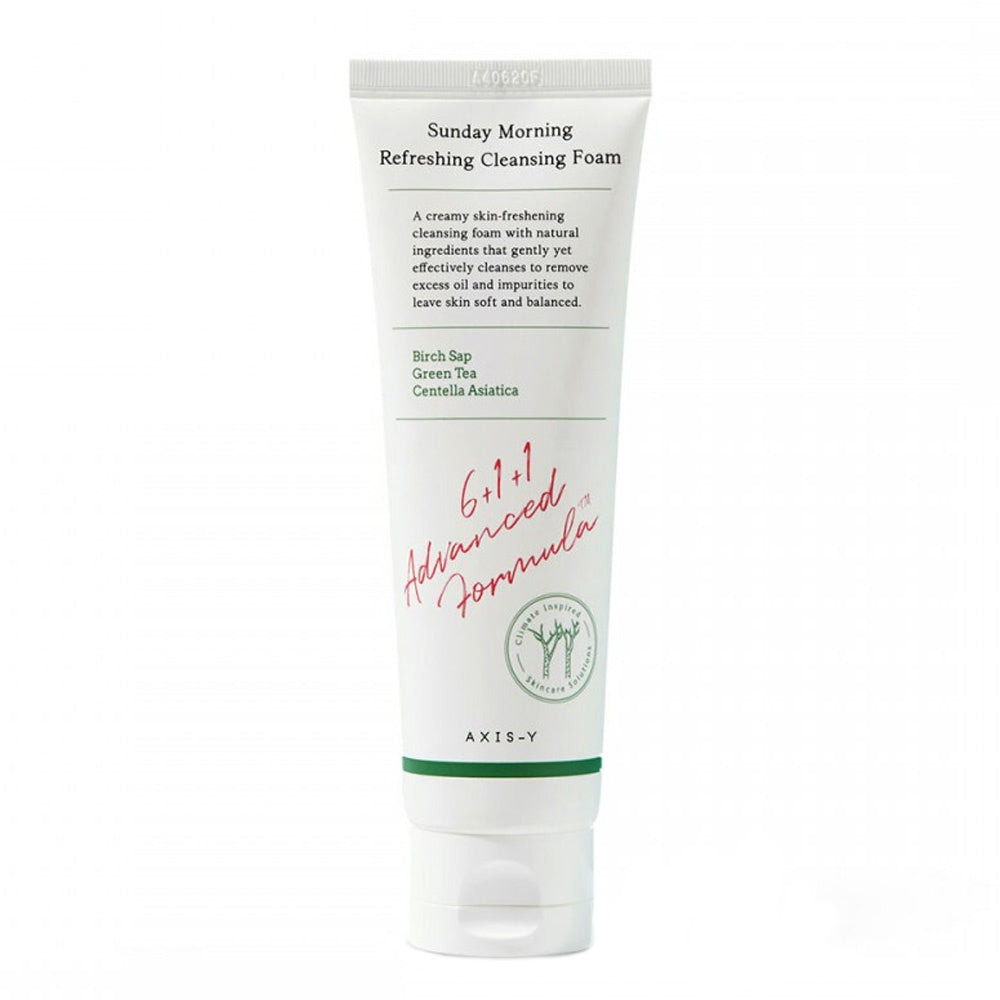 AXIS-Y - Sunday Morning Refreshing Cleansing Foam – Korea Cosmetics BN