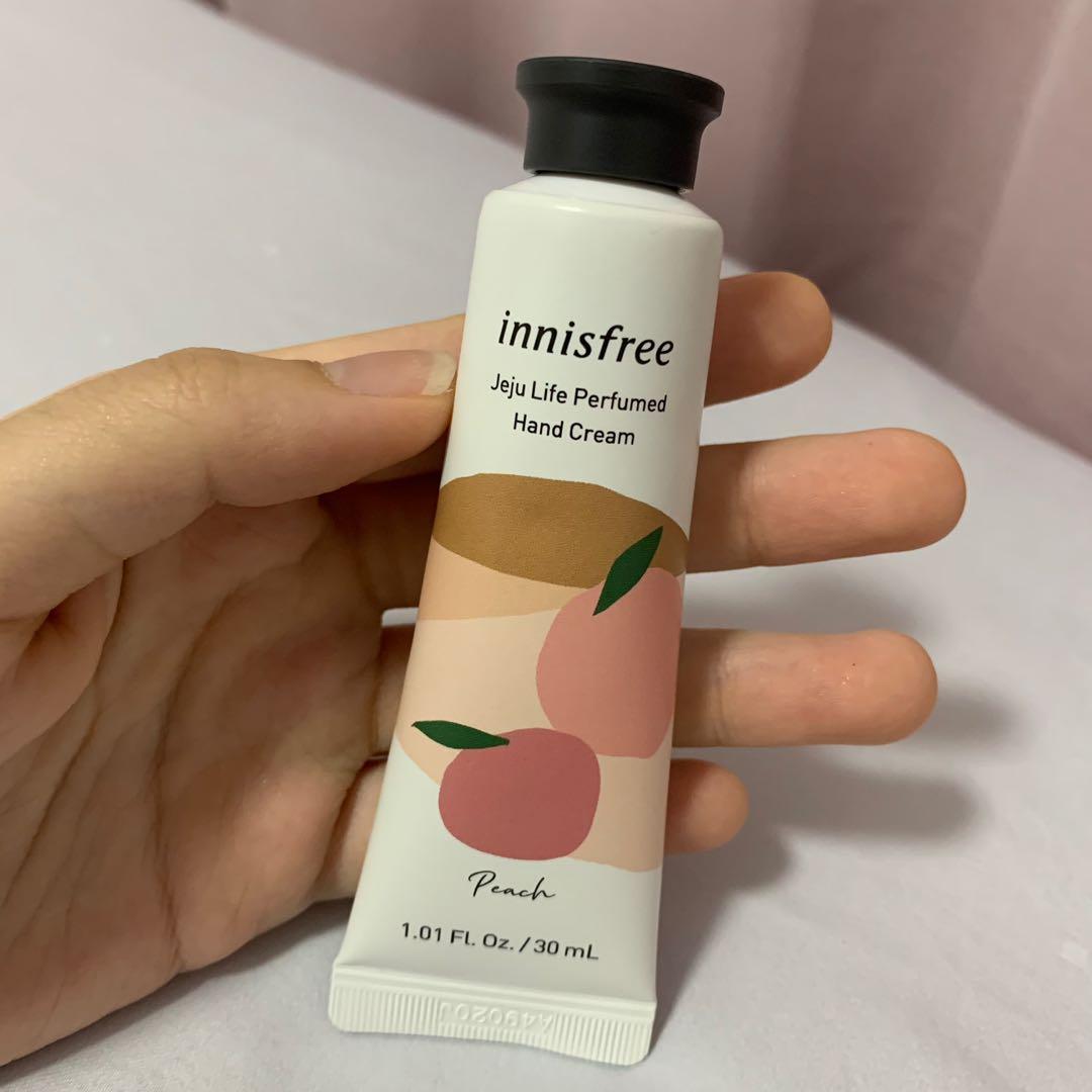 INNISFREE - Jeju Life Perfumed Hand Cream Peach - Korea Cosmetics BN