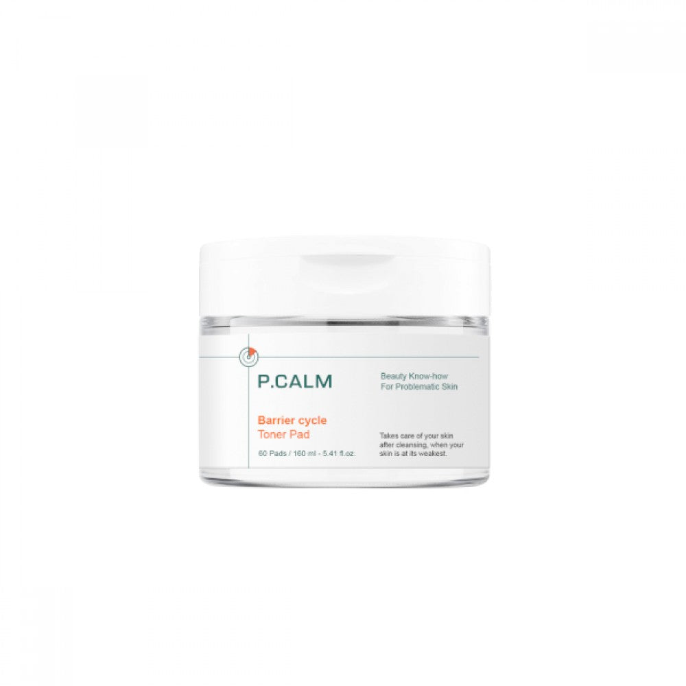P.CALM - Barrier Cycle Toner Pad - Korea Cosmetics BN