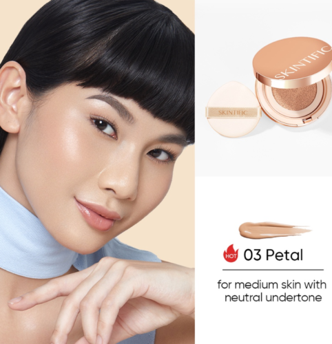 SKINTIFIC - Cover All Perfect Cushion SPF 35 PA++++ - Korea Cosmetics BN