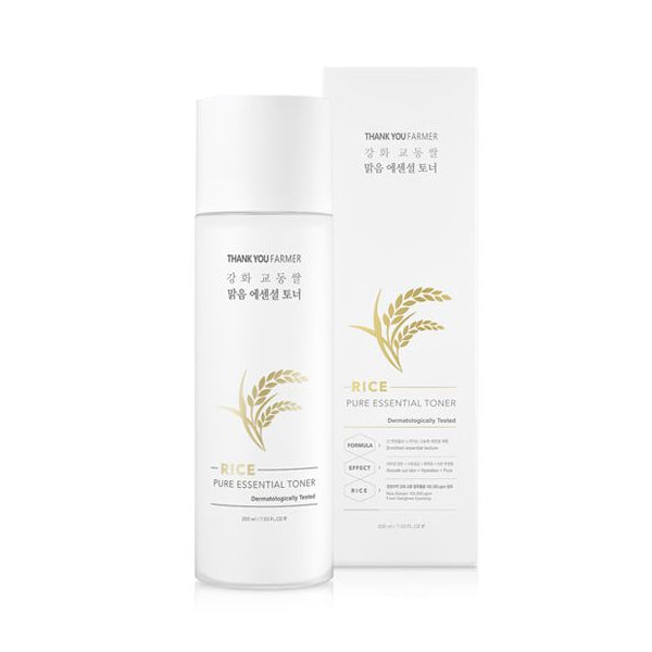 THANK YOU FARMER - Rice Pure Essential Toner - Korea Cosmetics BN